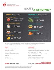 Infograf a Fruits And Vegetables Serving Sizes Go Red For Women Infograf a Fruits And Vegetables Serving Sizes Go Red For Women