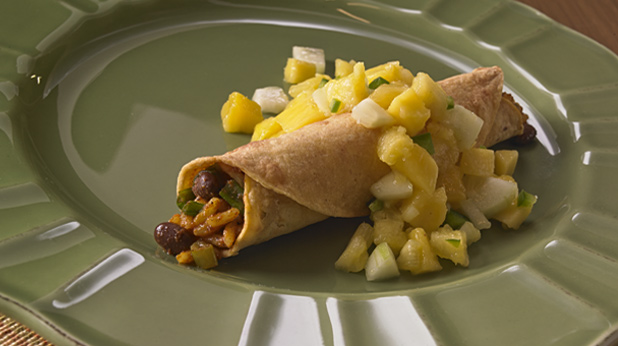 Baked Flautas with Mango Salsa | Go Red for Women