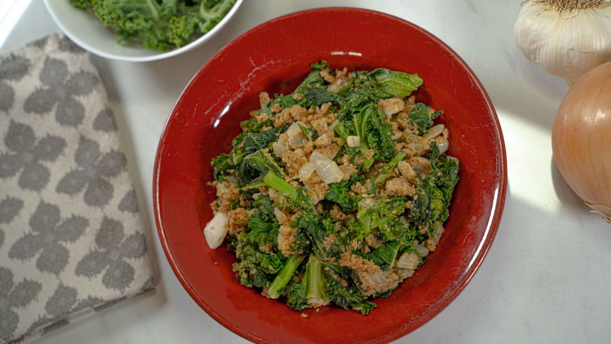 Col Rizada con Ajo | Go Red for Women