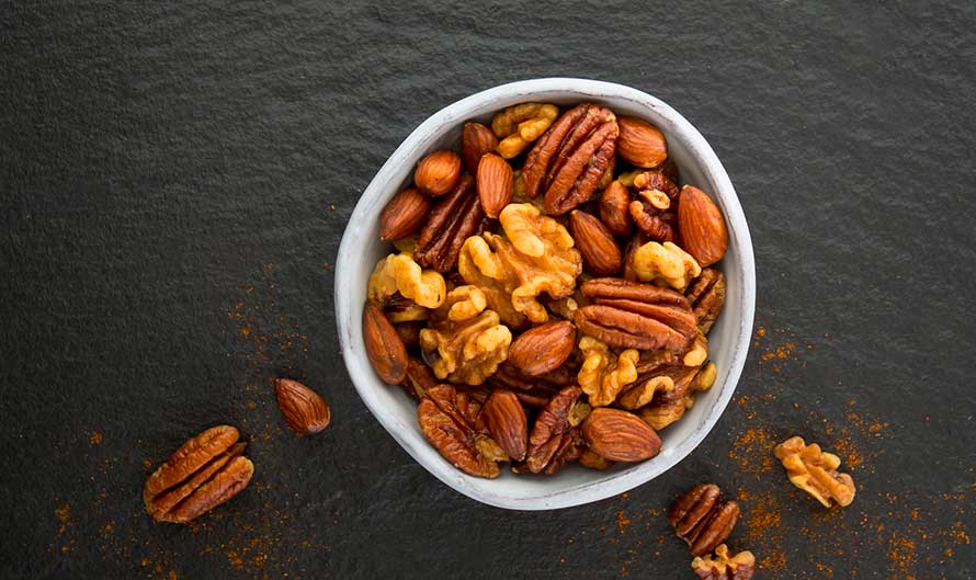 Sweet and Fiery Roasted Nuts | Go Red for Women
