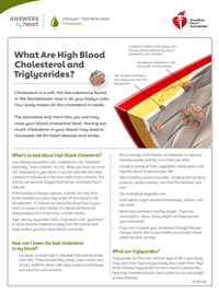 Answers by Heart Fact Sheets: Lifestyle and Risk Reduction | Go Red for ...